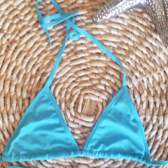 None | Swim | Blue String Bikini | Poshmark